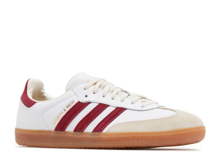 adidas Samba Sporty & Rich White Collegiate Burgundy | IF5660 | Satın ...