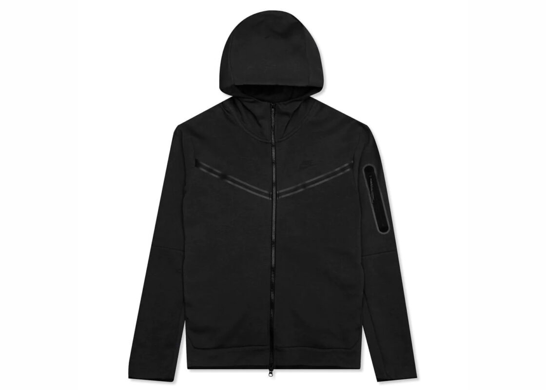 Nike Sportswear Tech Fleece Full-Zip Hoodie Black | CU4489-010 | sutore