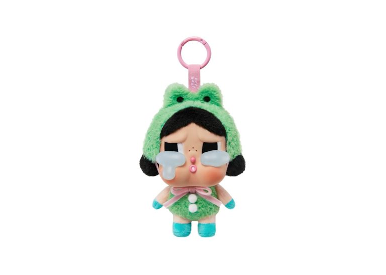 Pop Mart CryBaby Crying Again Series What A Frog Vinyl Face Plush ...