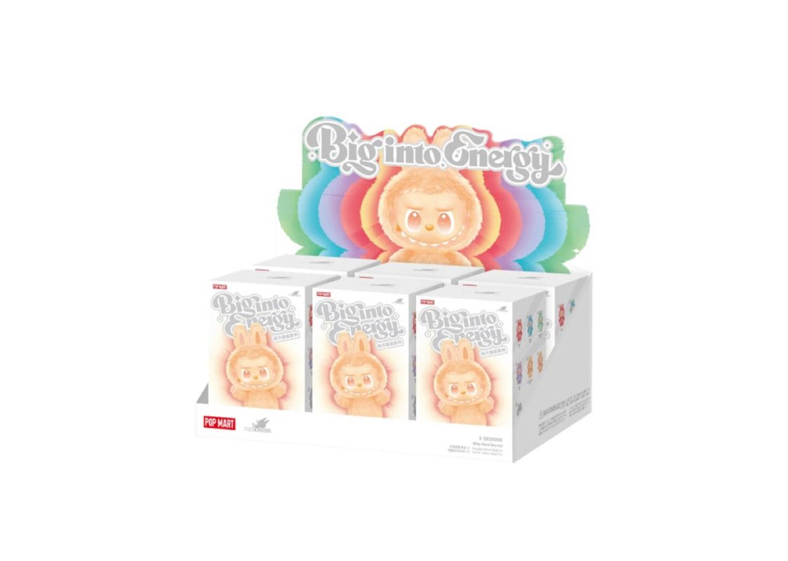 Pop Mart Labubu The Monsters Big into Energy Series Vinyl Plush Pendant Sealed Case (6 Blind Box ...