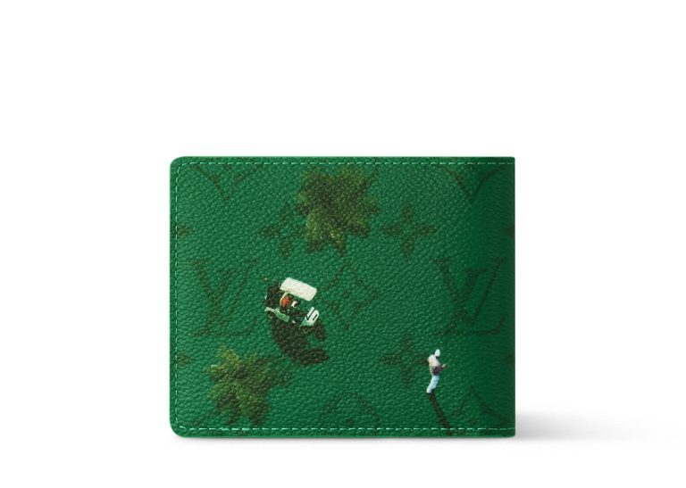 Louis Vuitton Golf Slender Wallet Green | M14878 | sutore