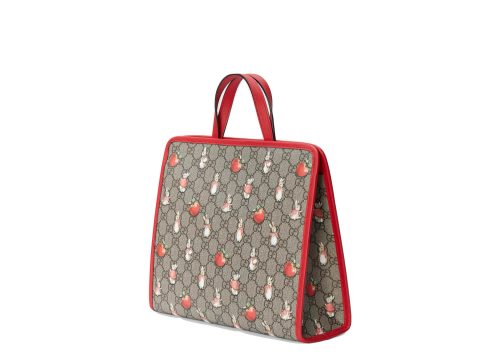 Gucci Peter Rabbit x Gucci Tote Bag Beige GG Supreme Canvas ...