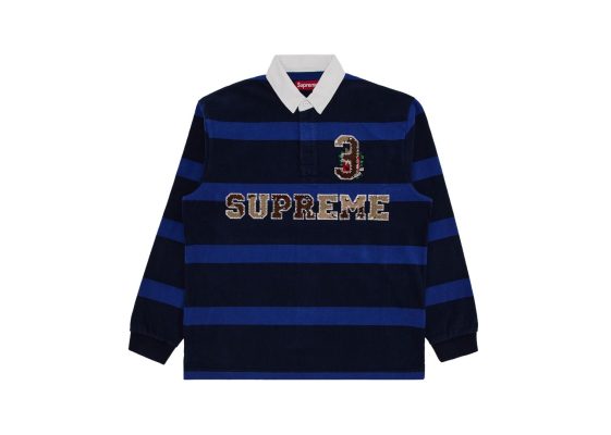 Supreme Stripe Rugby (FW25) Navy | FW25KN10-NAVY | sutore